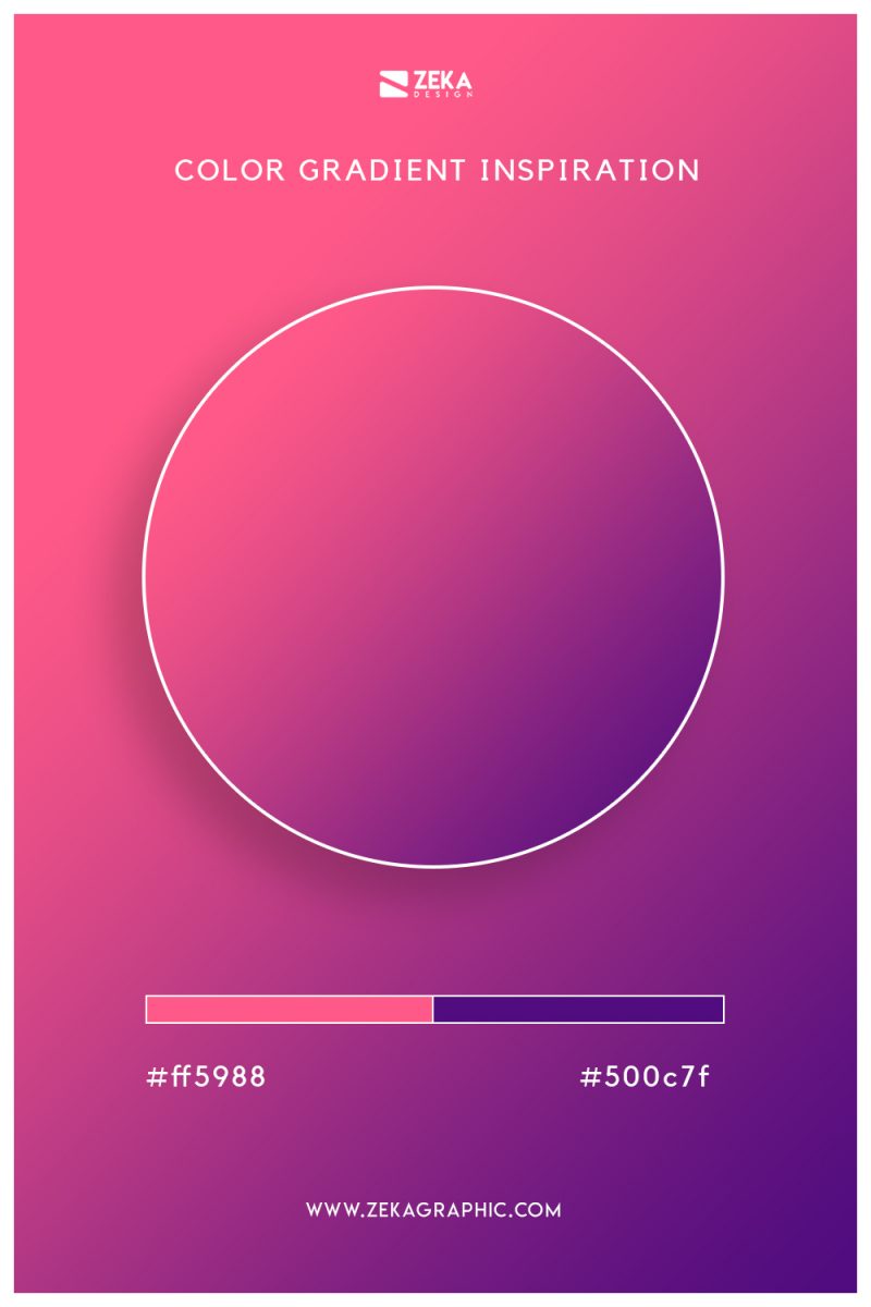 16 Trendy Color Gradient Inspiration for Graphic Design - Zeka Design