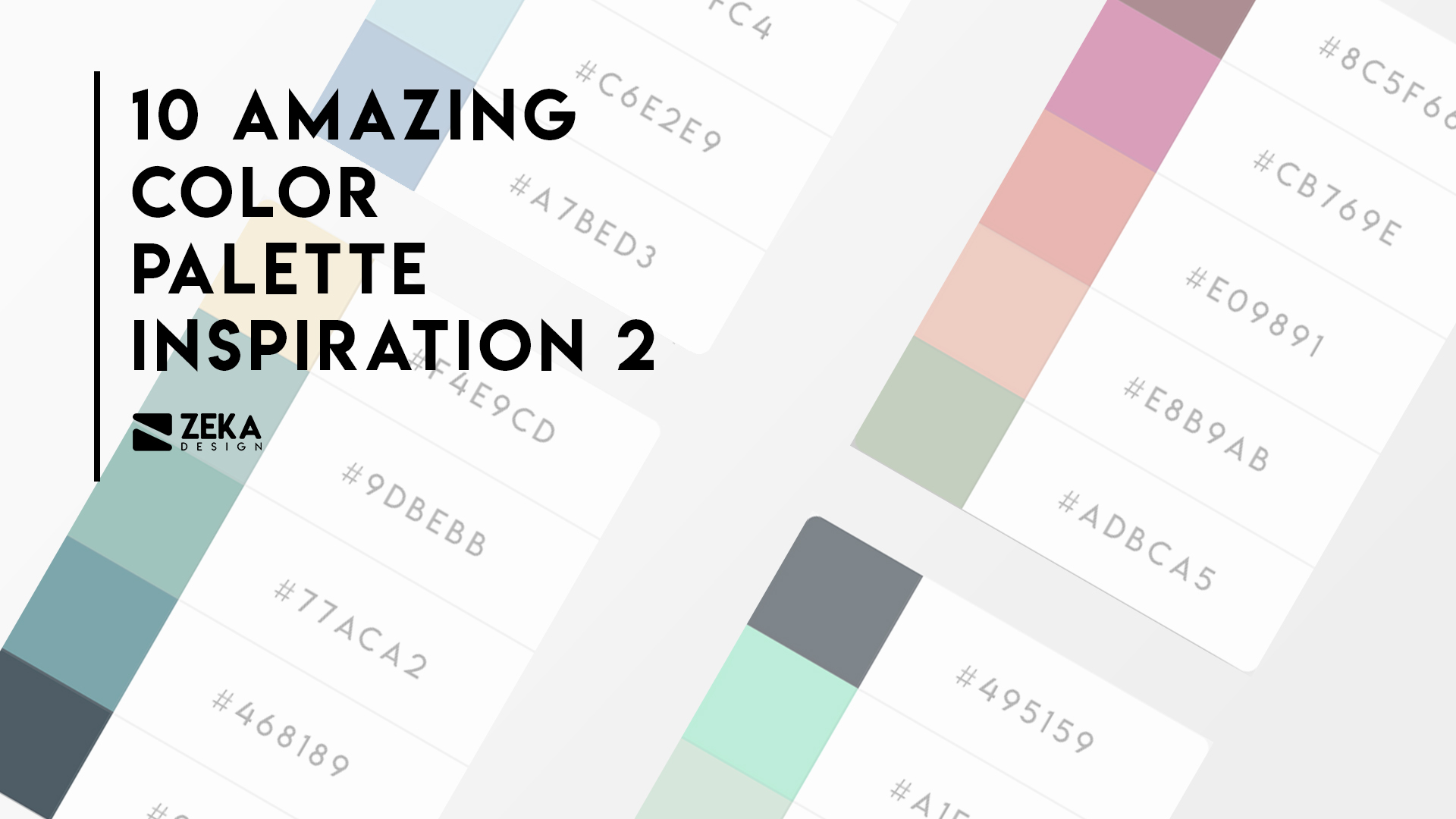 10 More Amazing Color Palette Inspiration - Zeka Design