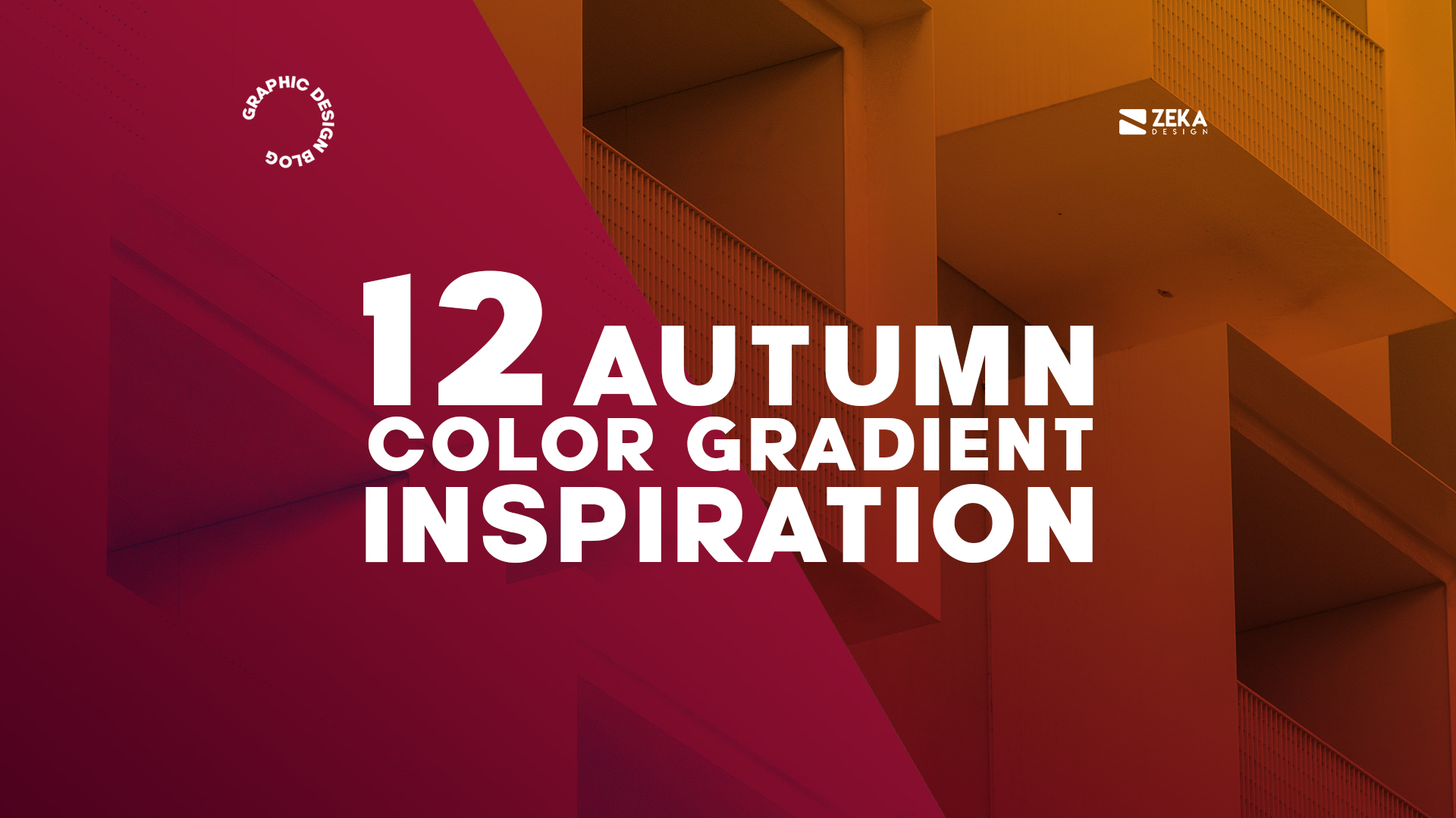 12 Color Gradient Ideas Inspired on Autumn - Zeka Design