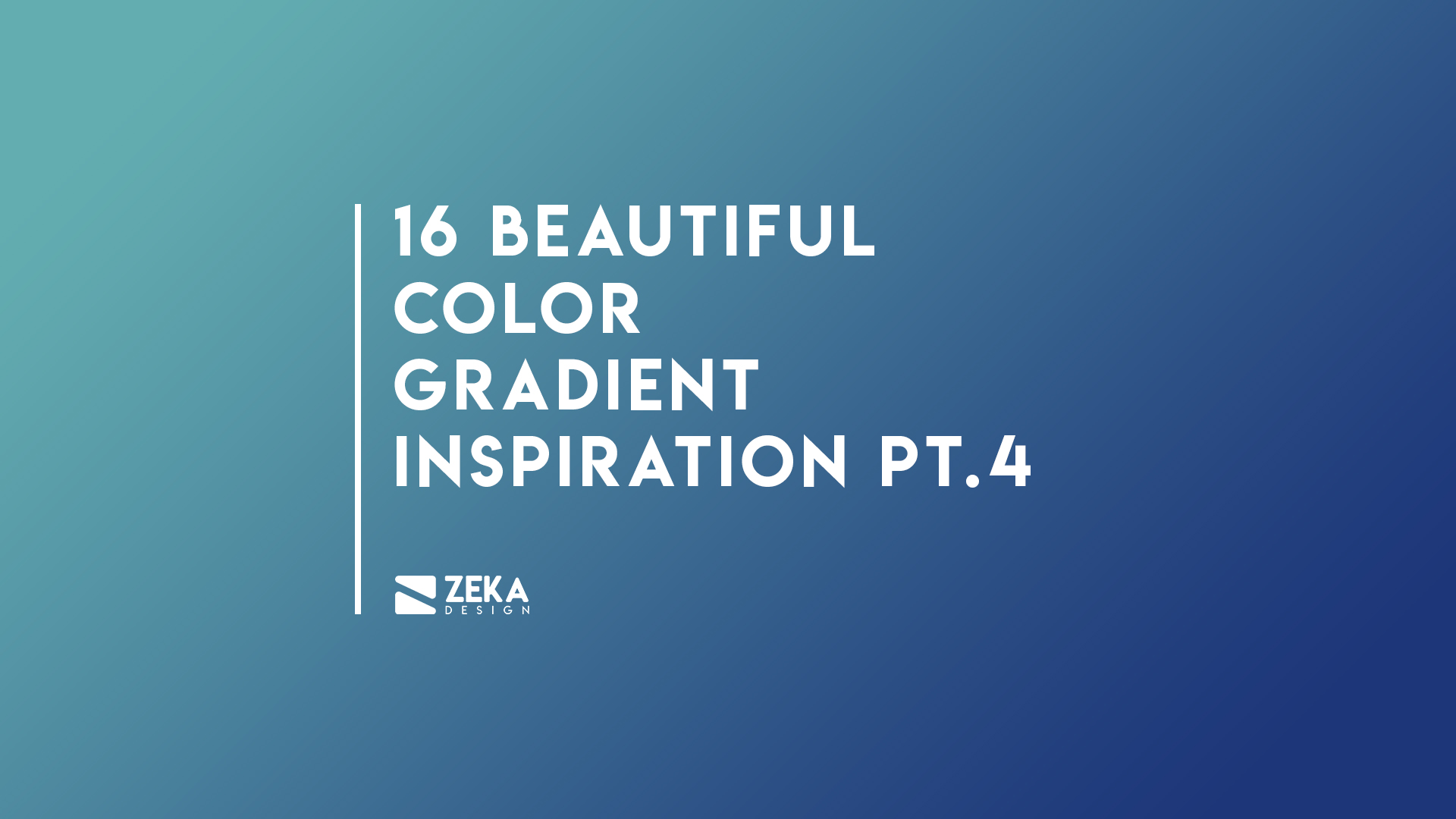 16 Beautiful Color Gradient Ideas Part 4 - Zeka Design