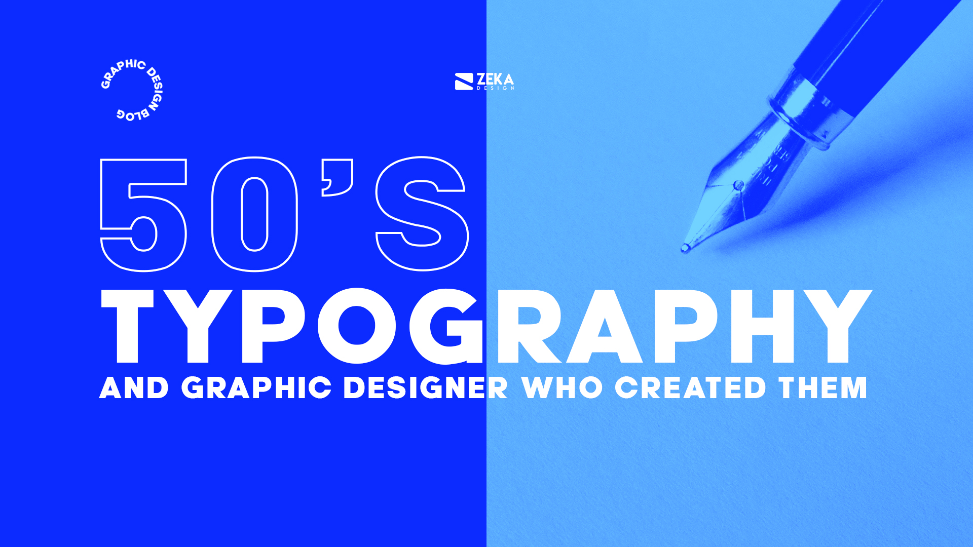 Iconic Typefaces and Typography from 1950s - Zeka Design