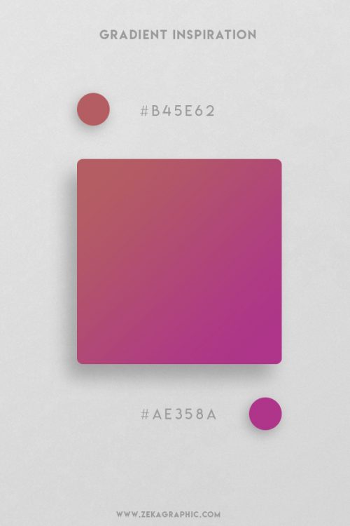 16 Beautiful Color Gradient Ideas Part 3 - Zeka Design