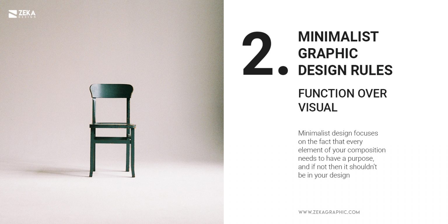 Minimalist Graphic Design Rules - Zeka Design