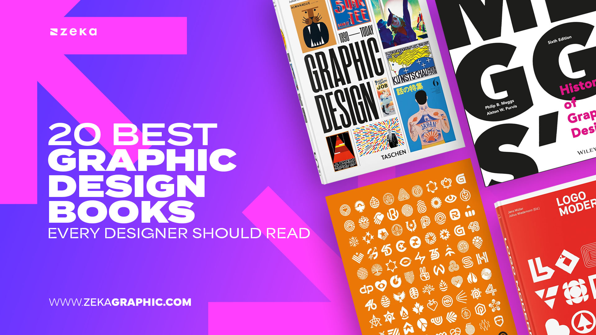20 Best Graphic Design Books Every Creative Must Read - Zeka Design