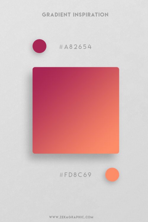 16 Beautiful Color Gradient Ideas Part 4 - Zeka Design