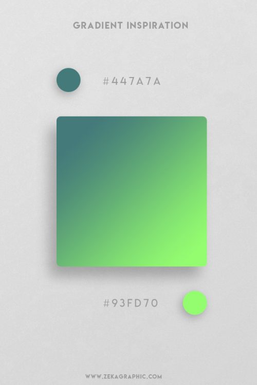 16 Beautiful Color Gradient Ideas Part 3 - Zeka Design