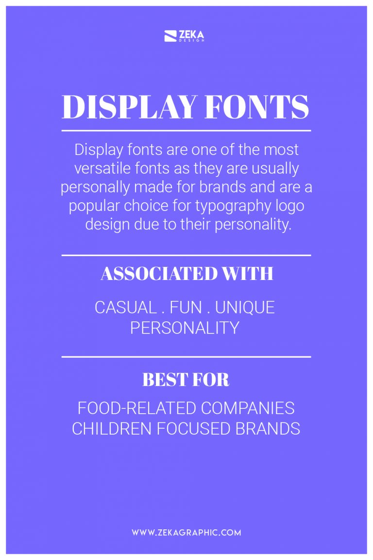 Font Psychology in Graphic Design - Zeka Design