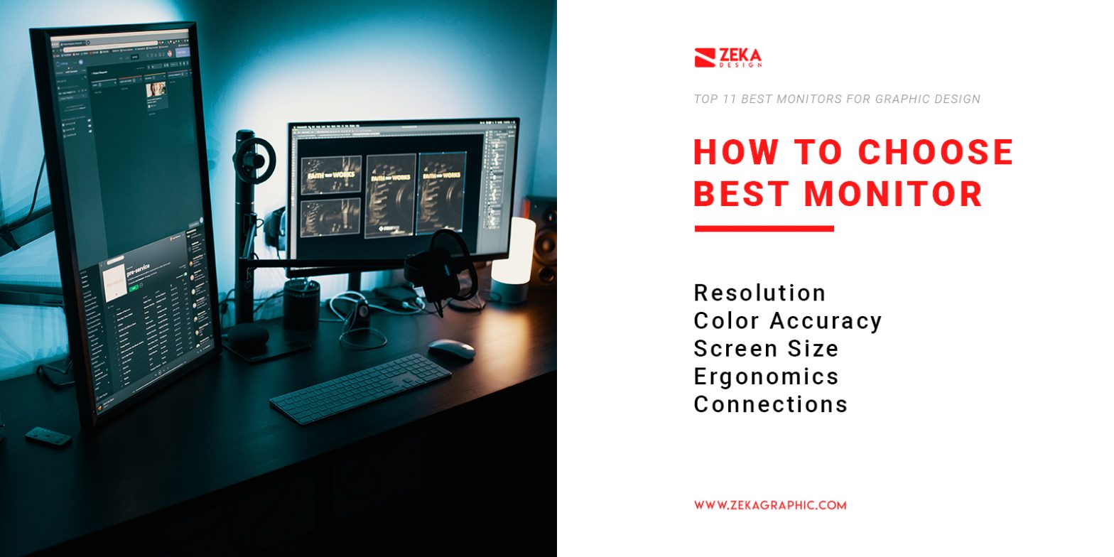 9 Best Monitors For Graphic Design 2025 - Zeka Design