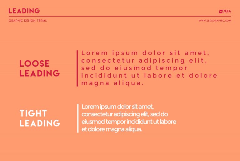 Most Used Graphic Design Terms about Typography - Zeka Design