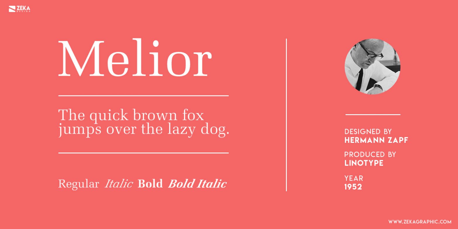 Iconic Typefaces and Typography from 1950s - Zeka Design