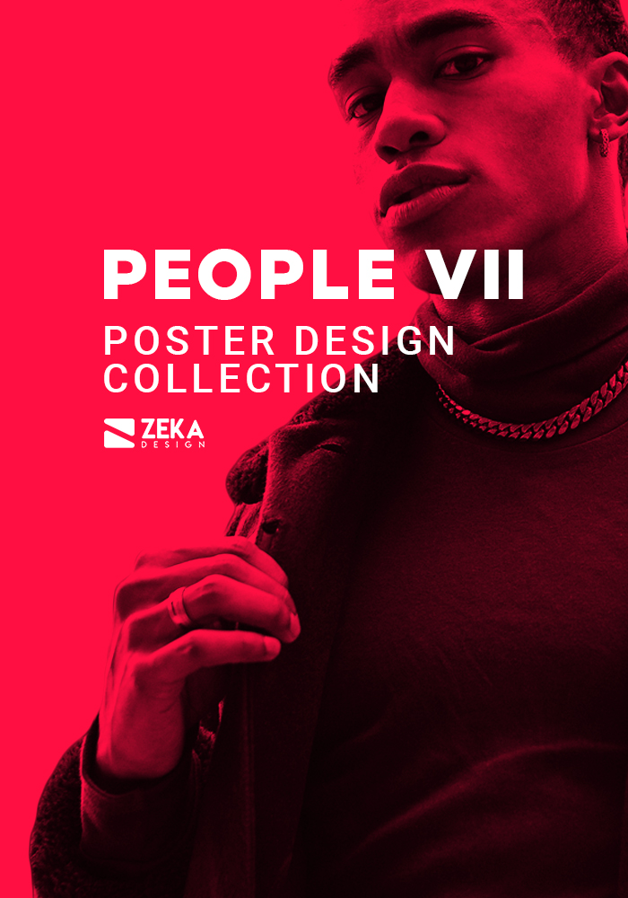 People VII Poster Design Series - Zeka Design
