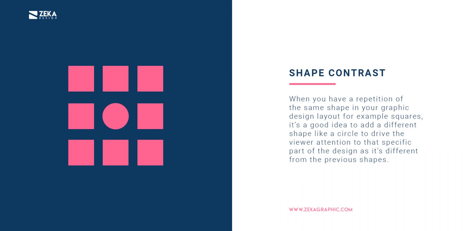 How To Use Contrast in Graphic Design - Zeka Design