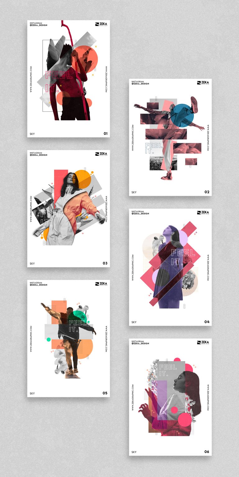 Sky Poster Design Series - Zeka Design