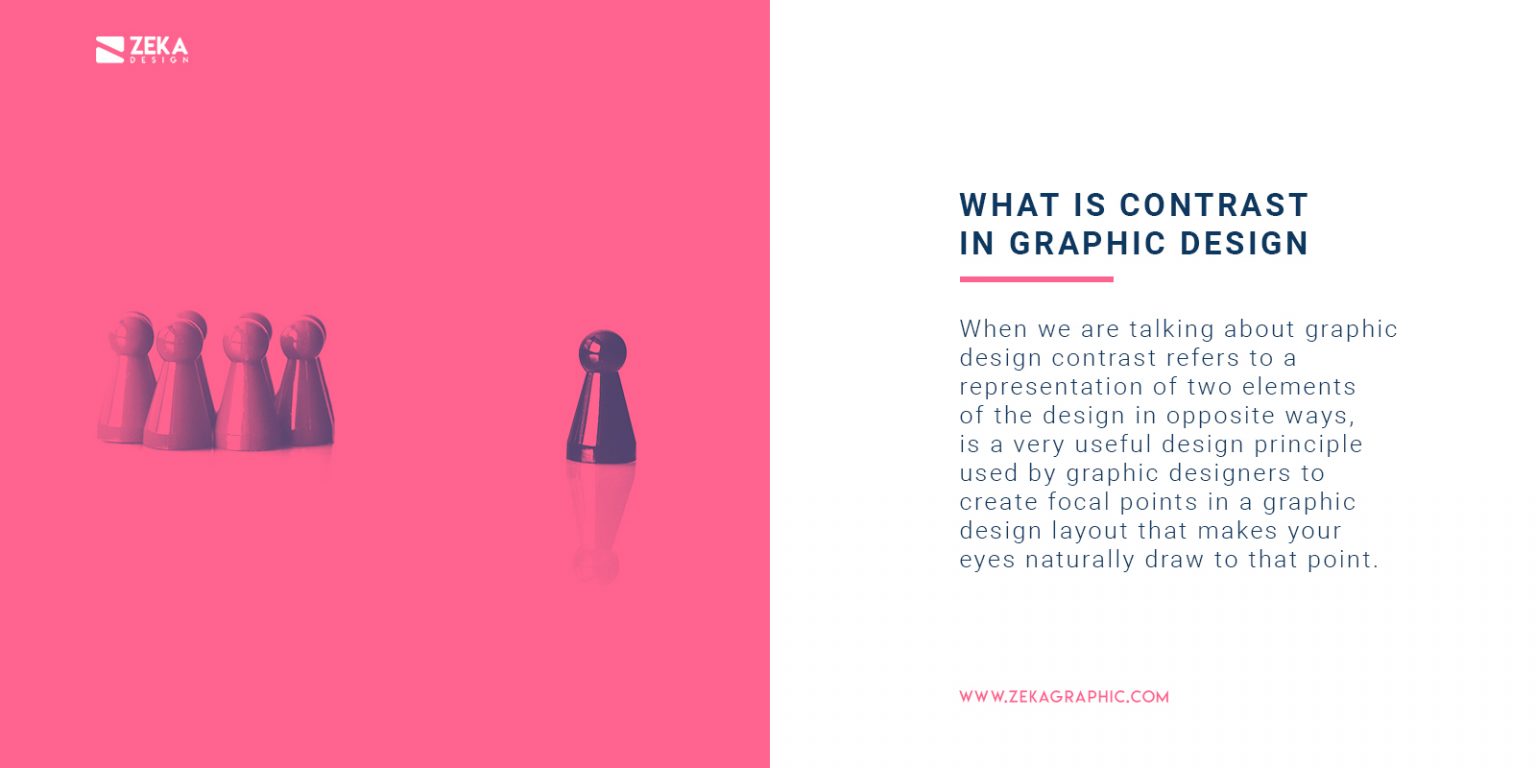 How To Use Contrast in Graphic Design - Zeka Design