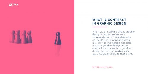 How To Use Contrast in Graphic Design - Zeka Design