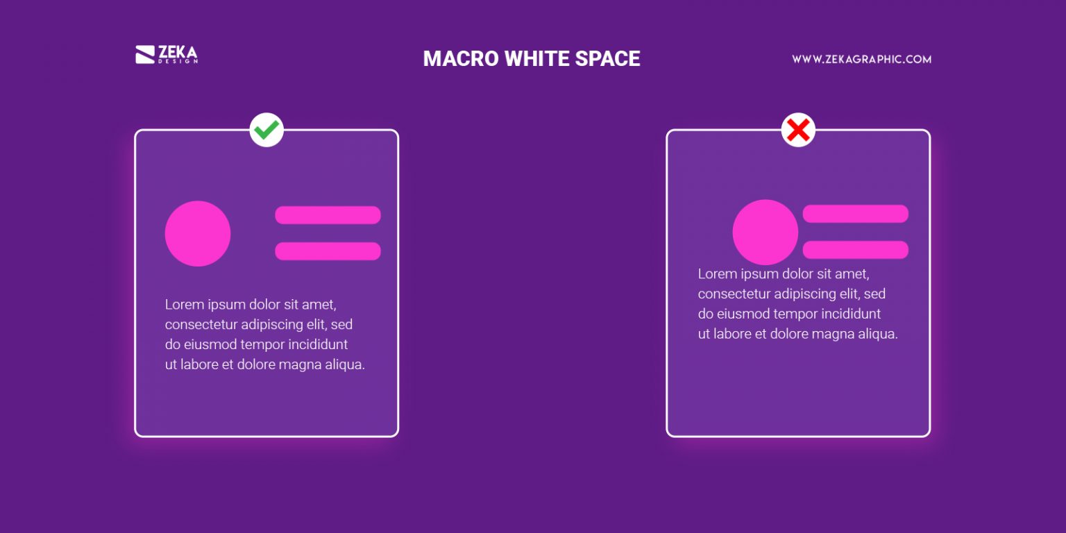 White Space in Graphic Design - Zeka Design