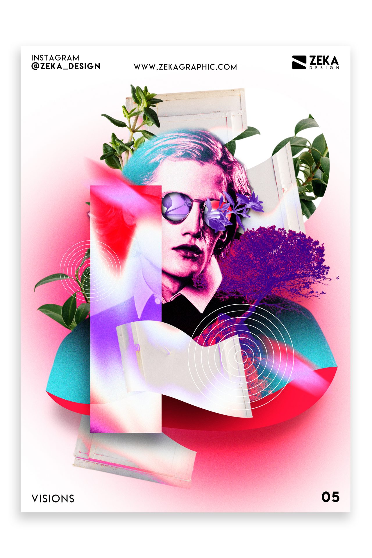 Visions Poster Design Series - Zeka Design