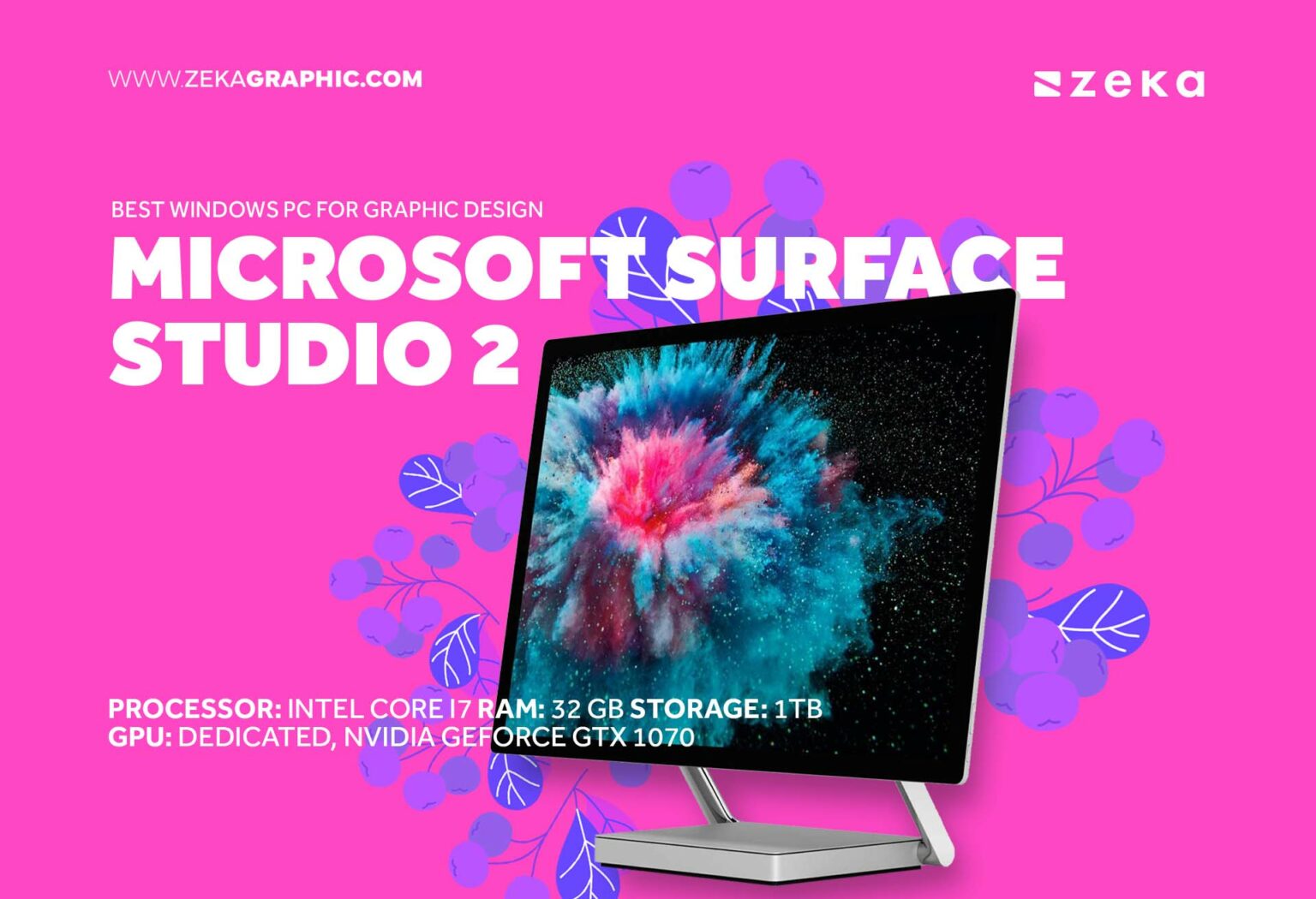 Top 9 Best Computers for Graphic Design in 2023 - Zeka Design