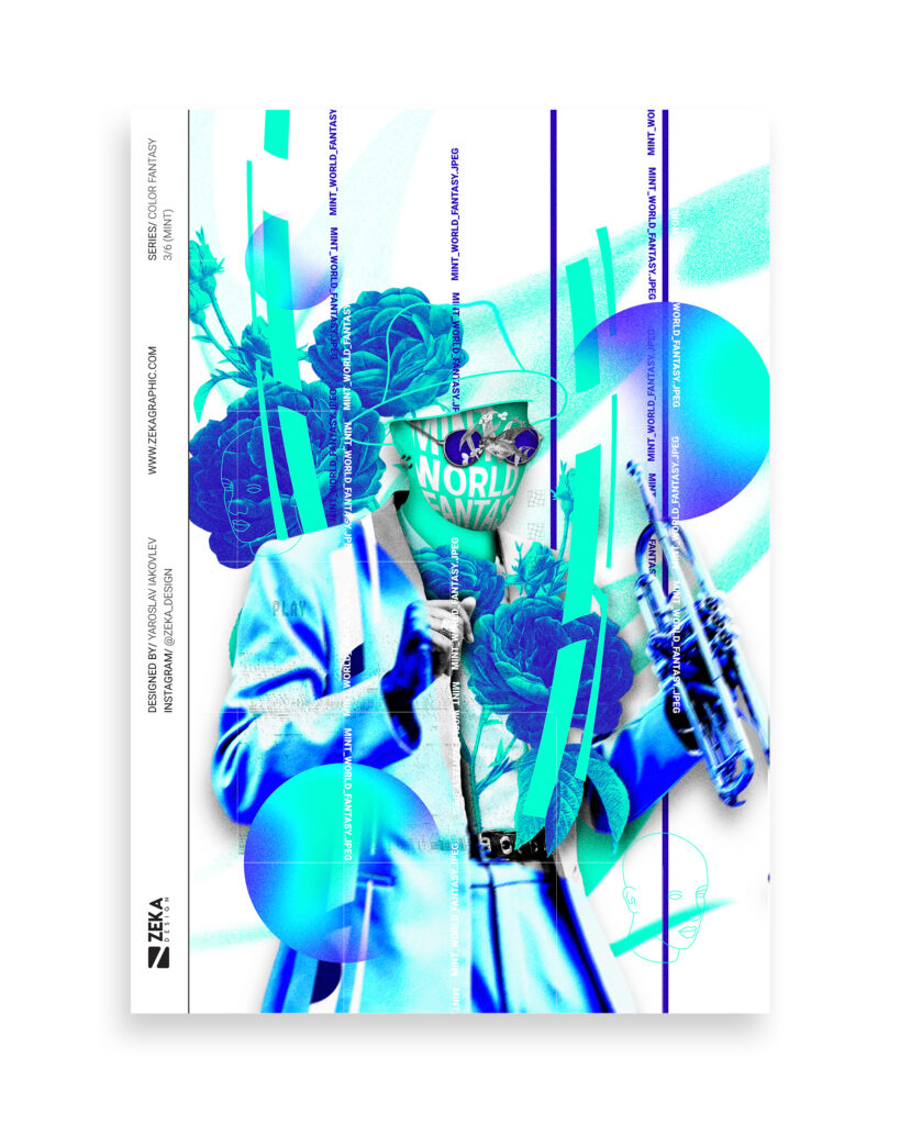 Color Fantasy Poster Design Series - Zeka Design