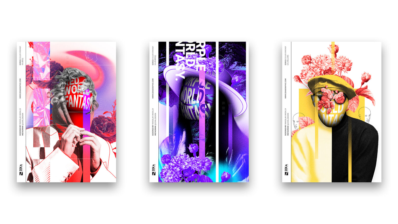 Color Fantasy Poster Design Series - Zeka Design