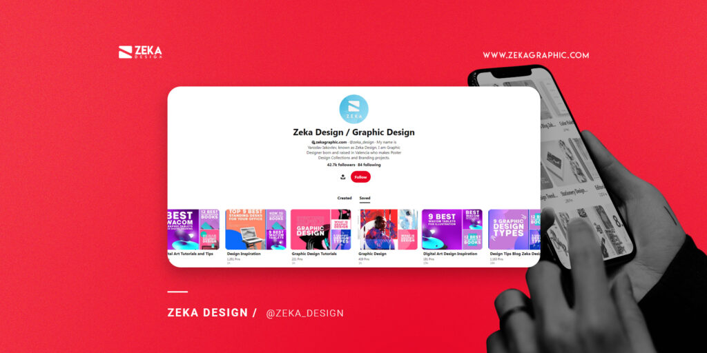 14 Pinterest Accounts To Follow As Graphic Designer - Zeka Design