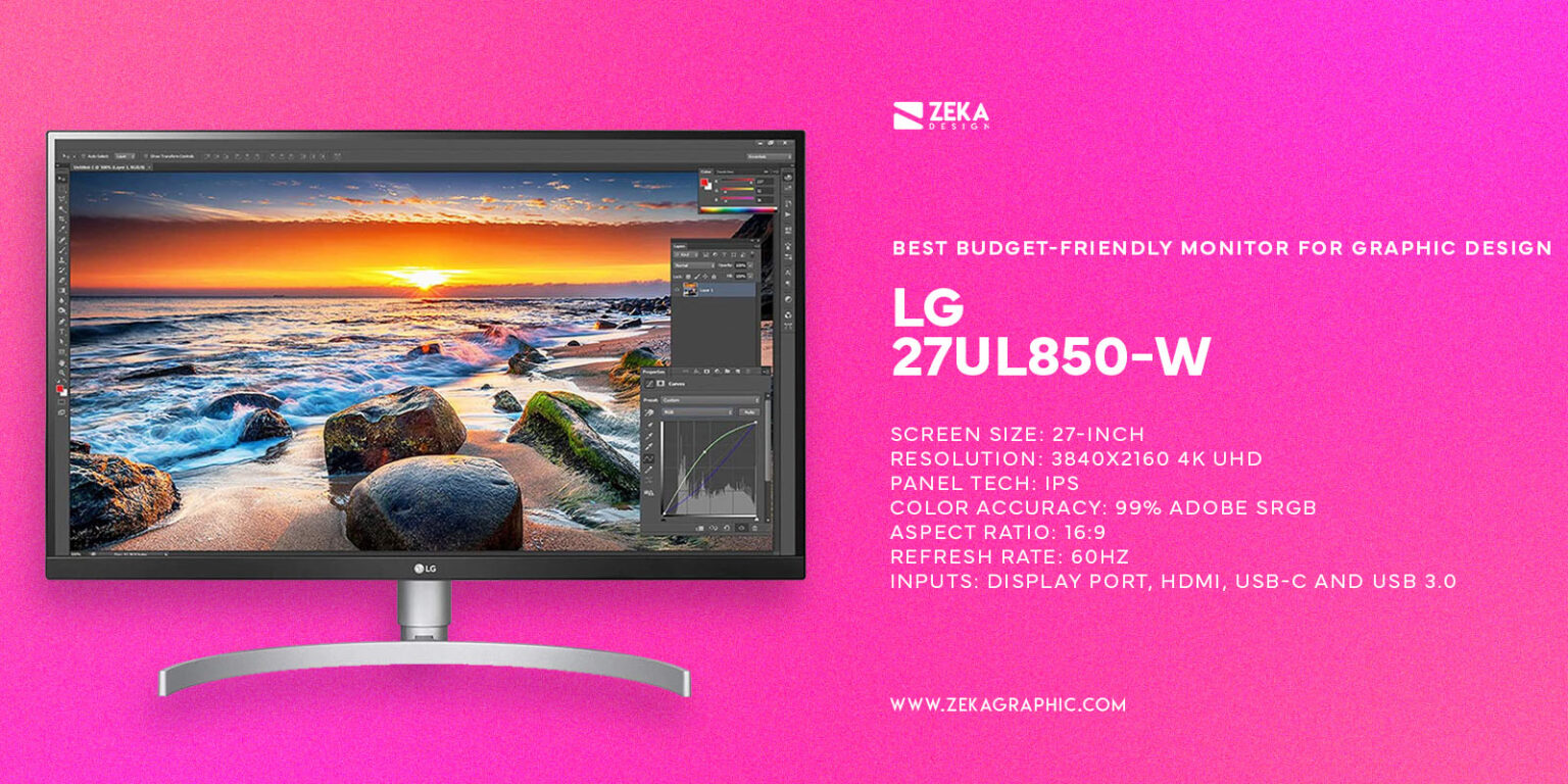 10 Best Budget Monitors For Graphic Design - Zeka Design