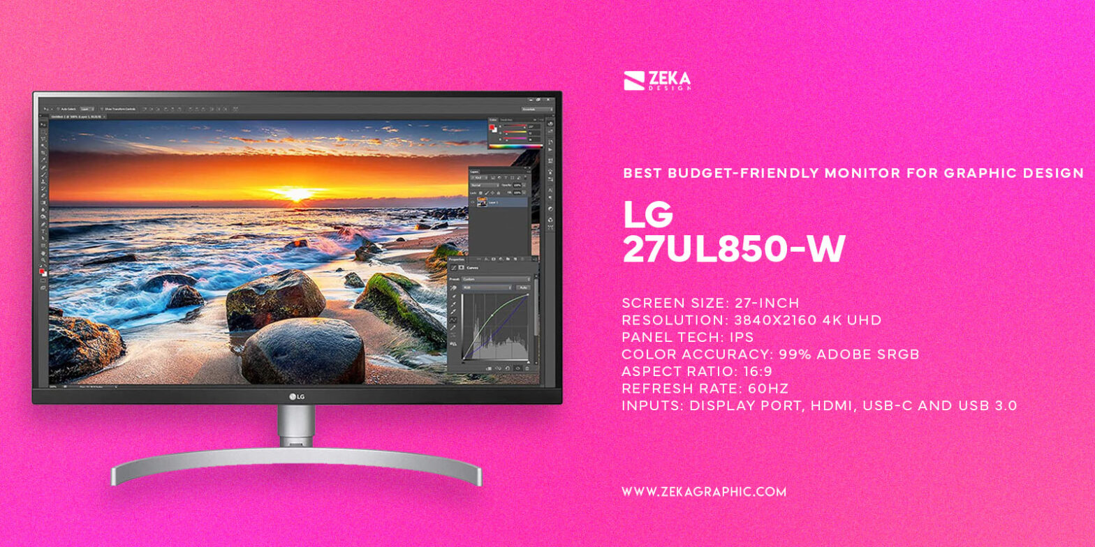 10 Best Budget Monitors For Graphic Design - Zeka Design