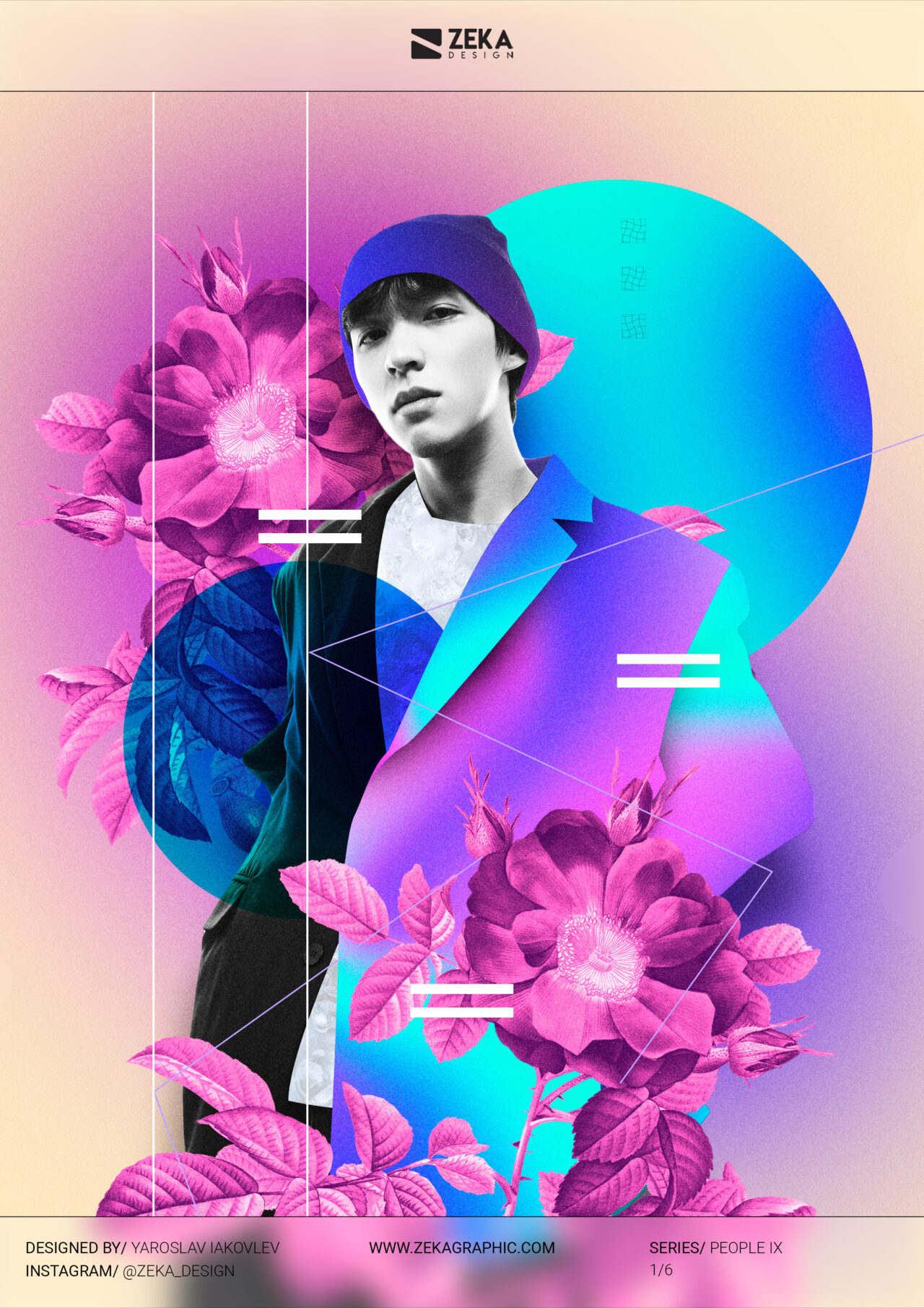 People IX Poster Design Series - Zeka Design