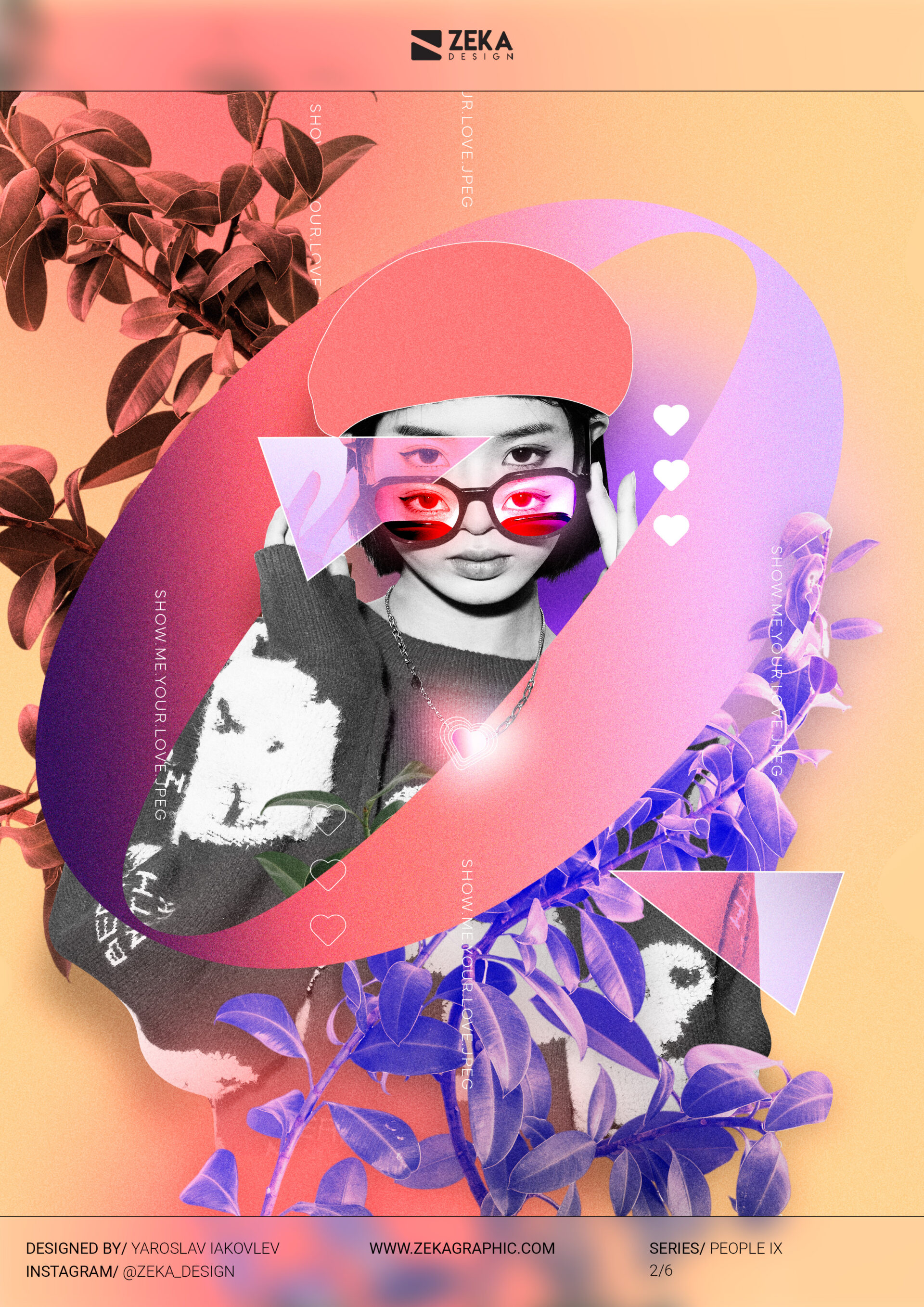 People IX Poster Design Series - Zeka Design