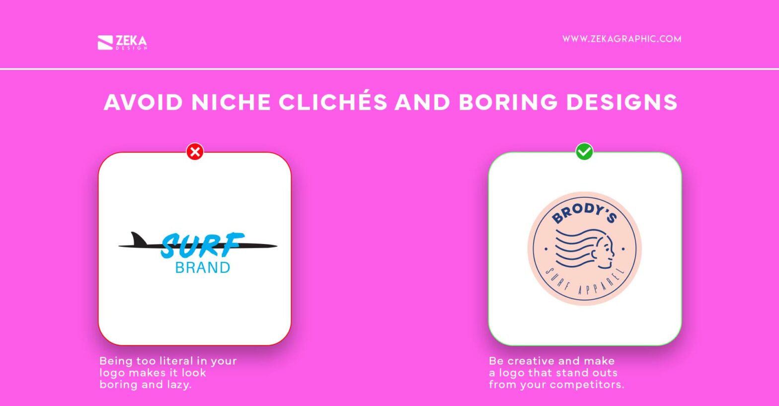 11 Design Tips For Successful Small Business Logo - Zeka Design