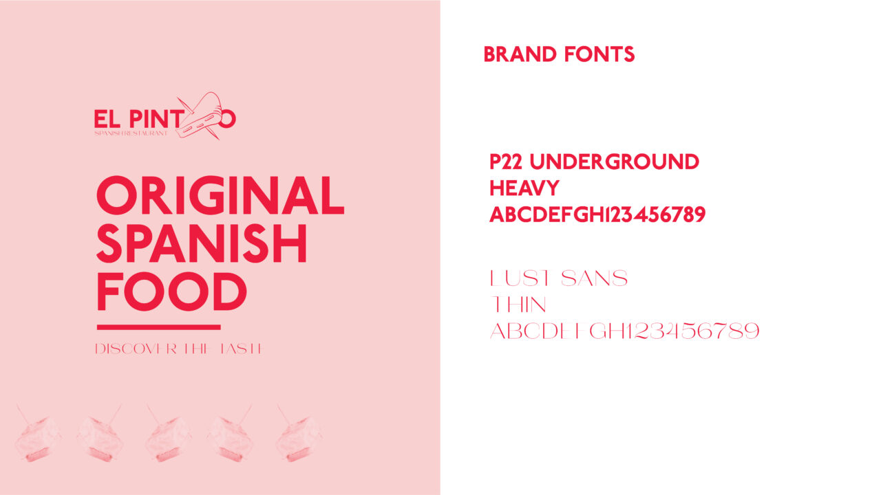 El Pintxo Spanish Restaurant Brand Identity Design Concept - Zeka Design