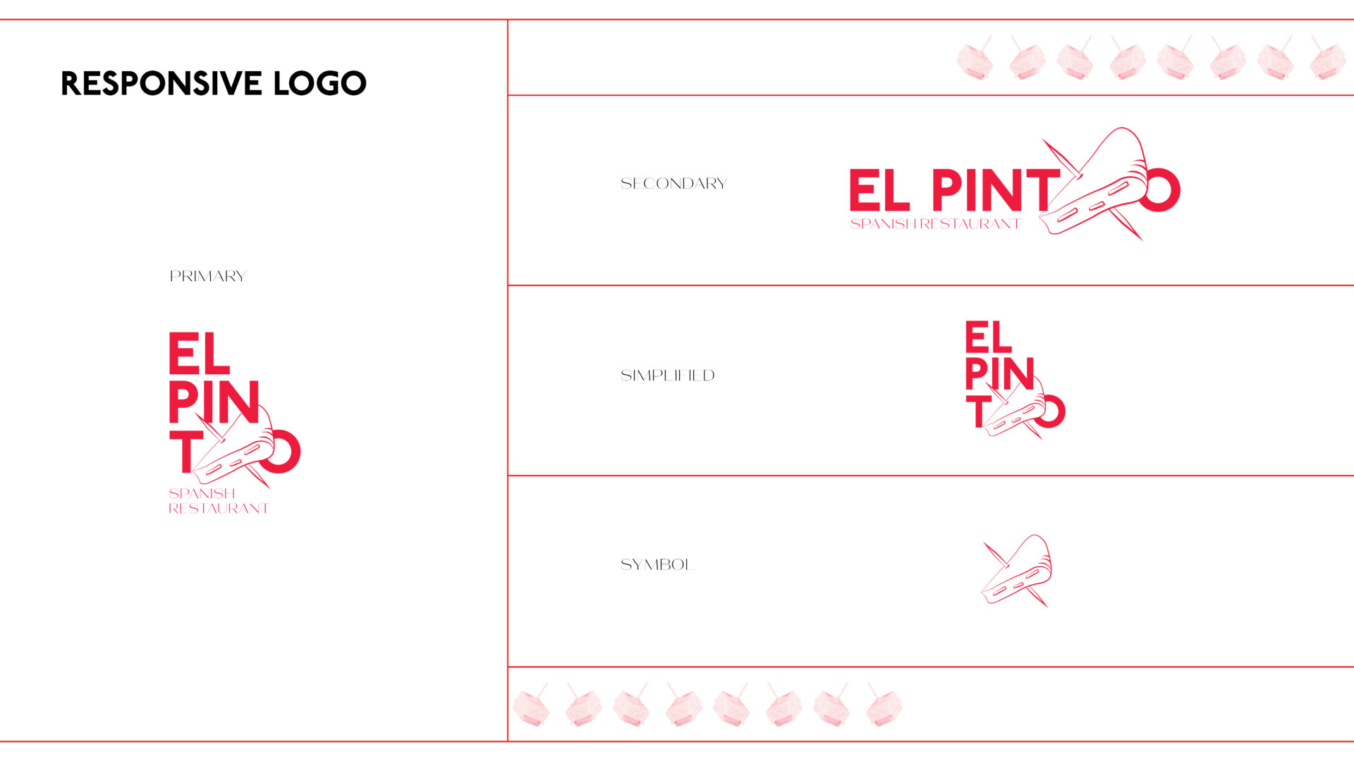 El Pintxo Spanish Restaurant Brand Identity Design Concept - Zeka Design