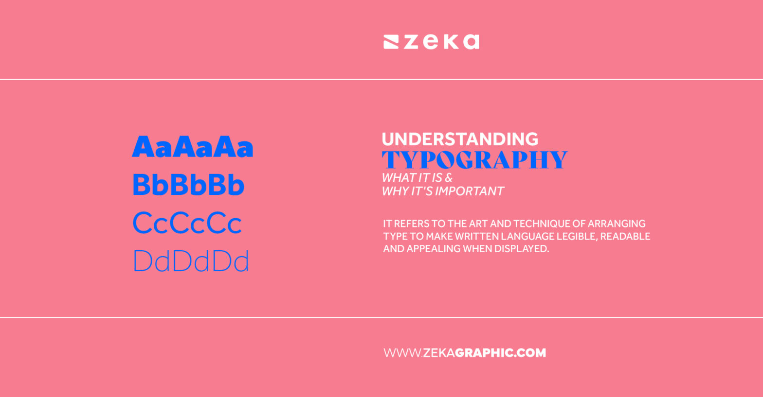 A Beginner's Guide to Typography: The Basics You Need to Know - Zeka Design