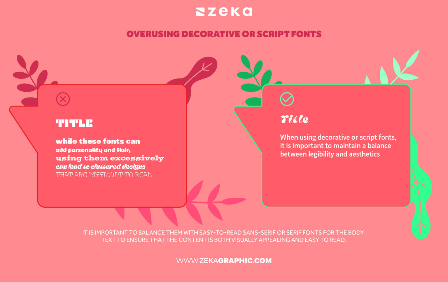 11 Common Font Pairing Mistakes and How to Avoid Them - Zeka Design