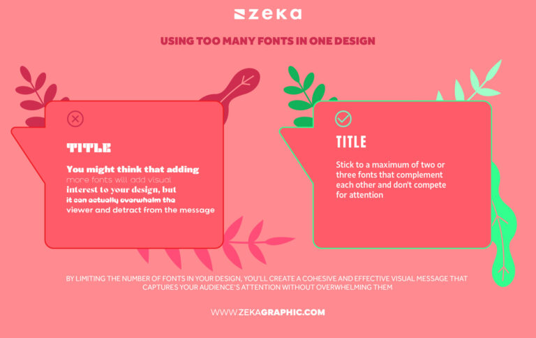 11 Common Font Pairing Mistakes and How to Avoid Them - Zeka Design