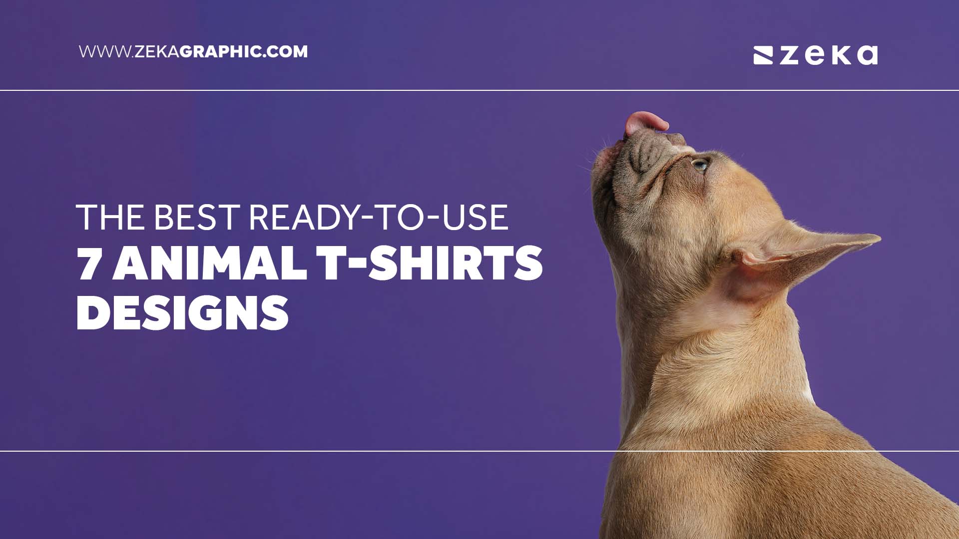 The Best Ready-to-Use 7 Animal T-Shirts Designs - Zeka Design