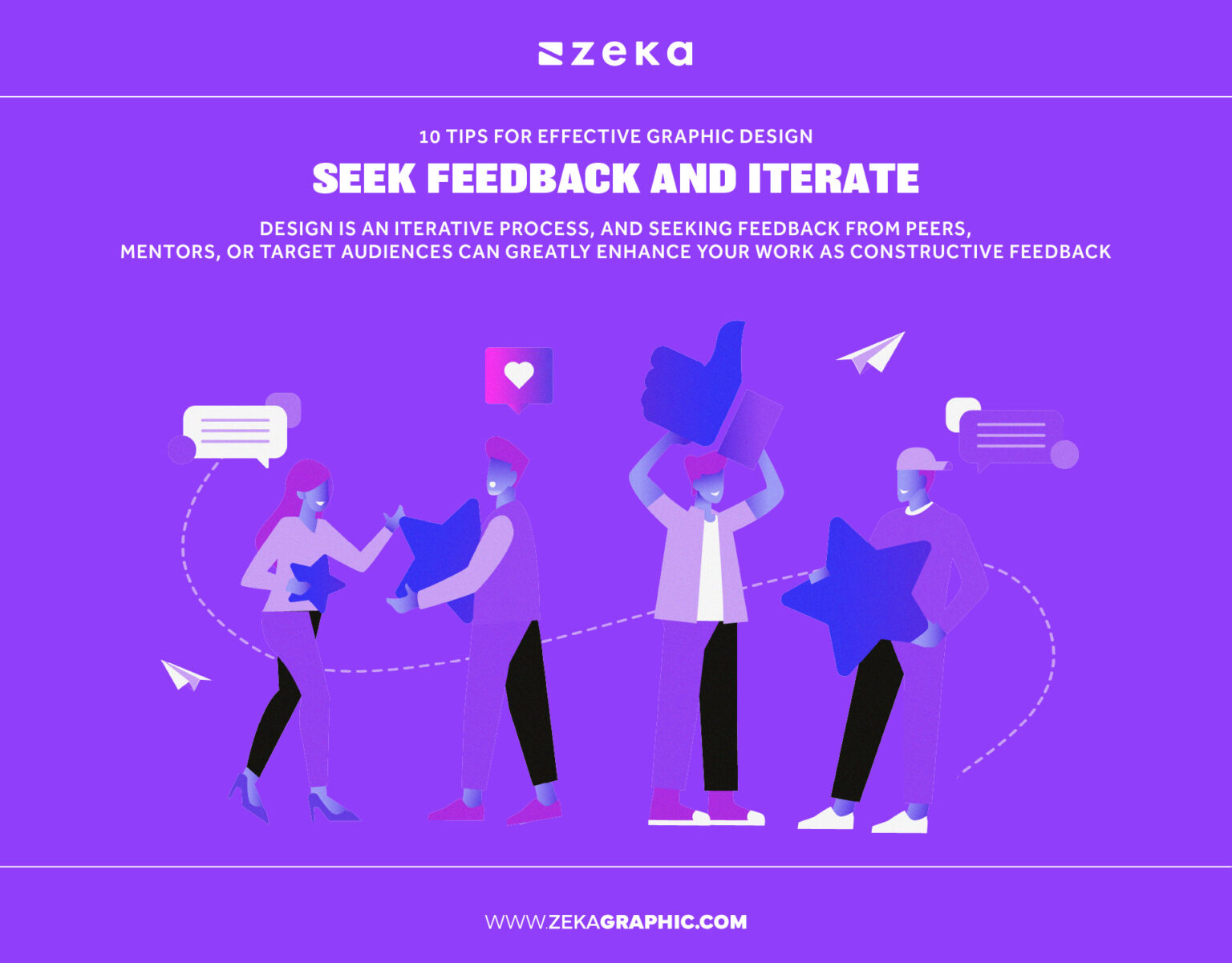 10 Tips for Effective Graphic Design - Zeka Design