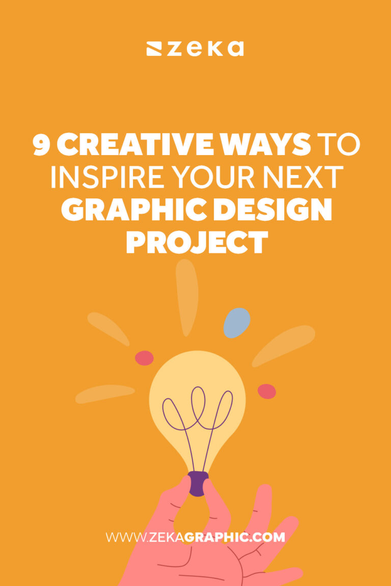 9 Creative Ways to Inspire Your Next Graphic Design Project - Zeka Design