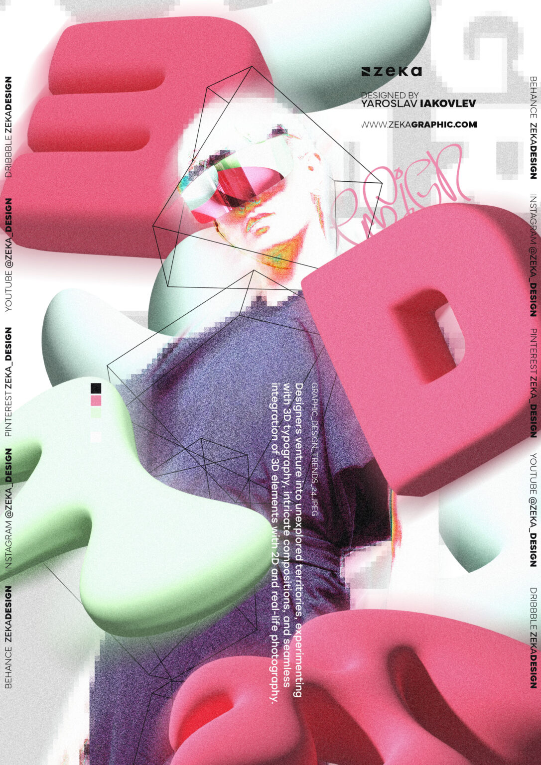12 Graphic Design Trends 2024 - Zeka Design