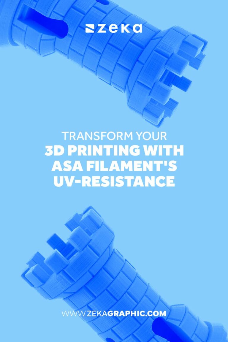 Transform Your 3D Printing with ASA Filament's UV-resistance - Zeka Design