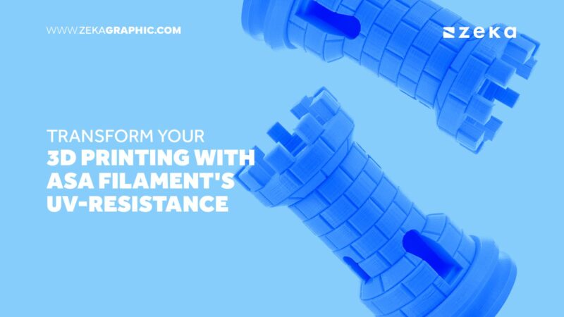Transform Your 3D Printing with ASA Filament's UV-resistance - Zeka Design