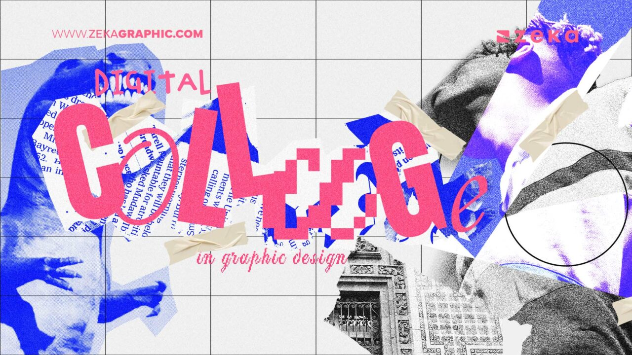 Digital Collage in Graphic Design (Guide + Tutorial) - Zeka Design