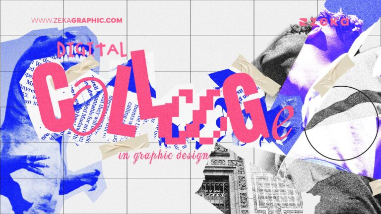 Digital Collage in Graphic Design (Guide + Tutorial) - Zeka Design