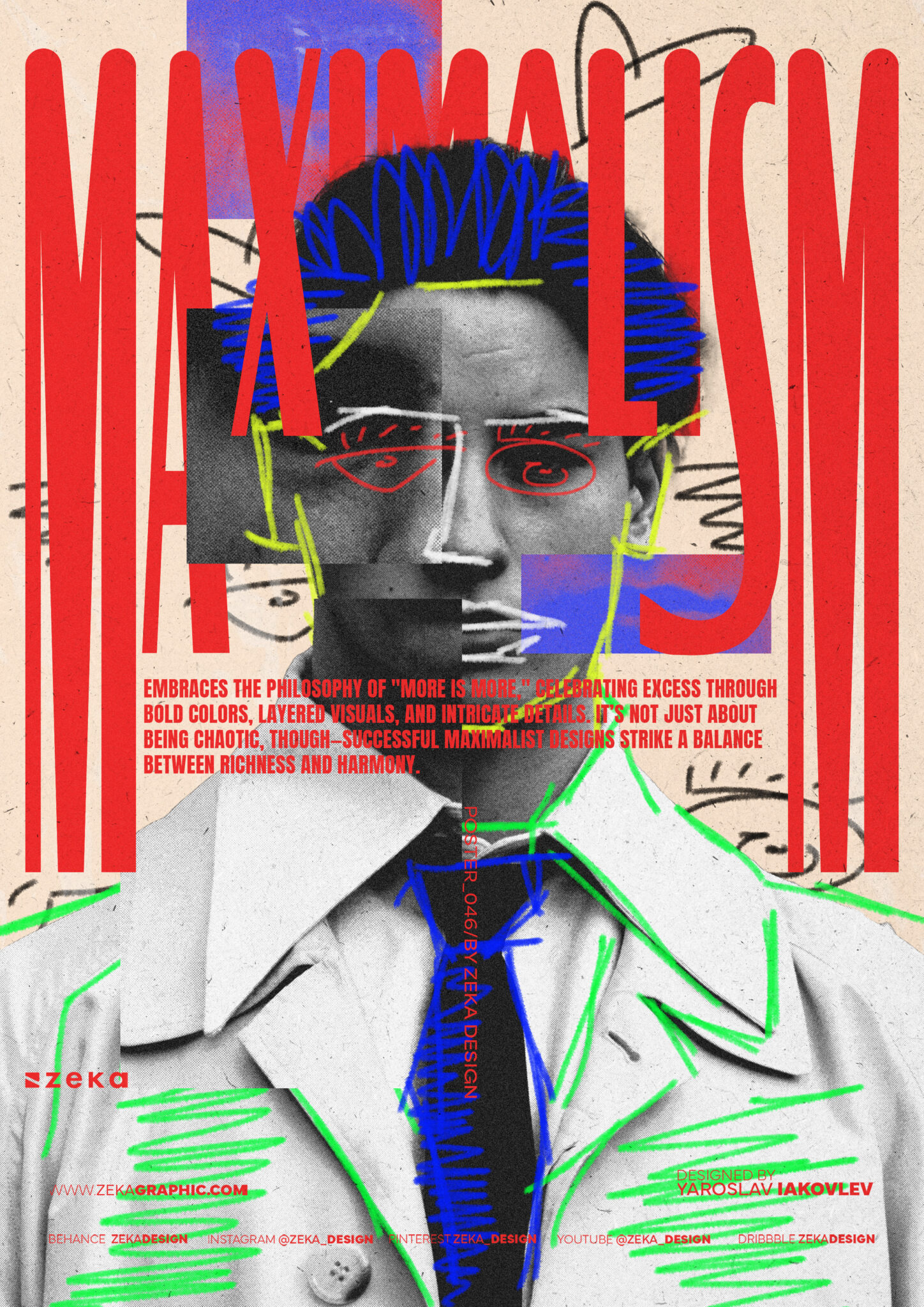 Maximalism in Graphic Design (Complete Guide) - Zeka Design