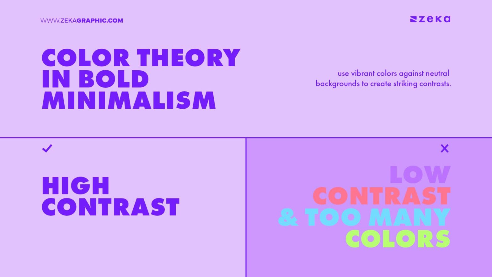 Bold Minimalism in Graphic Design - Zeka Design
