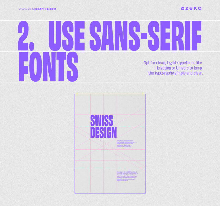 Swiss Style in Graphic Design - Zeka Design