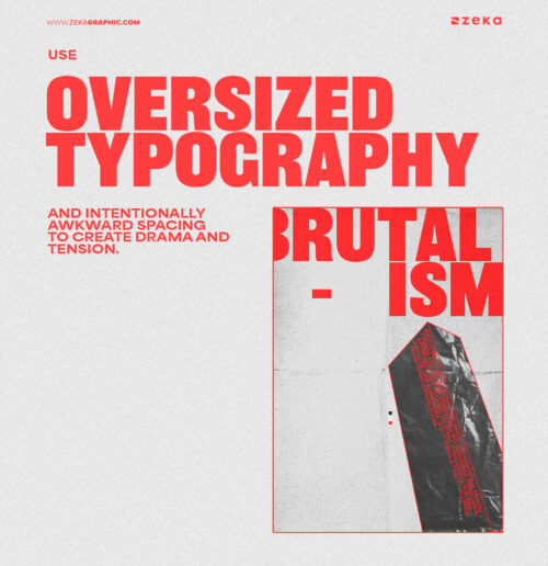 Brutalism in Graphic Design (Complete Guide) - Zeka Design