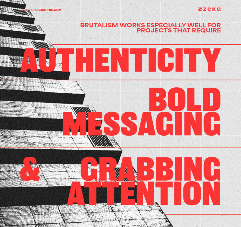 Brutalism in Graphic Design (Complete Guide) - Zeka Design