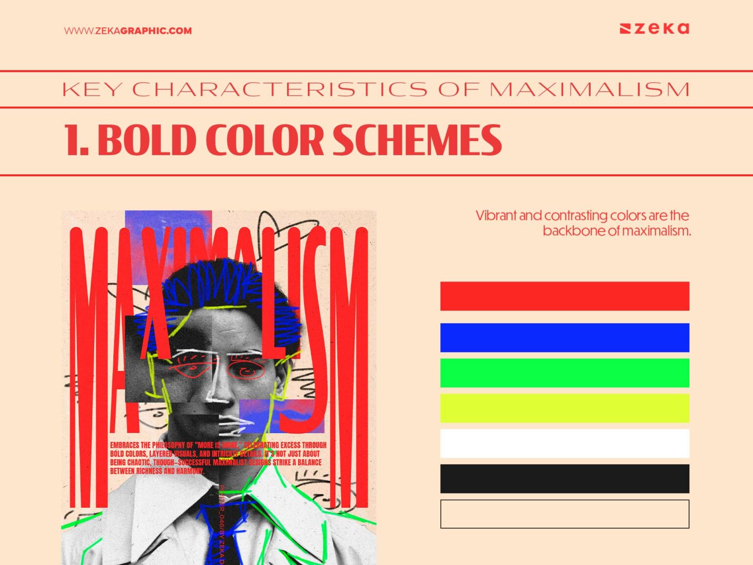 Maximalism in Graphic Design (Complete Guide) - Zeka Design