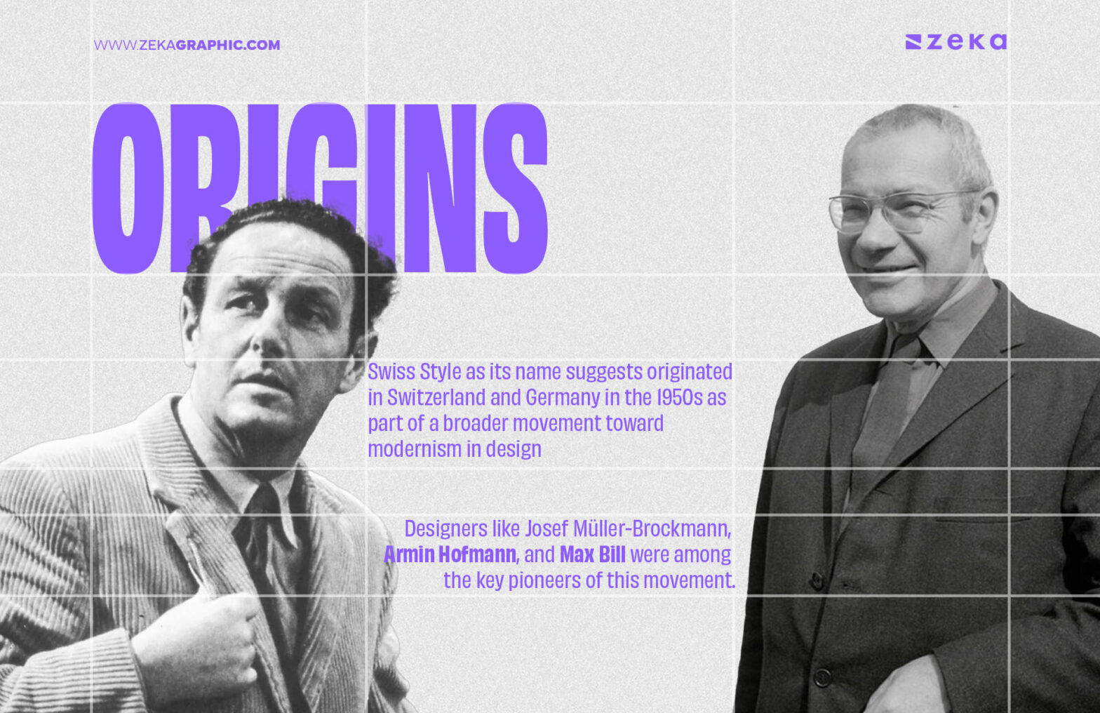 Swiss Style in Graphic Design - Zeka Design
